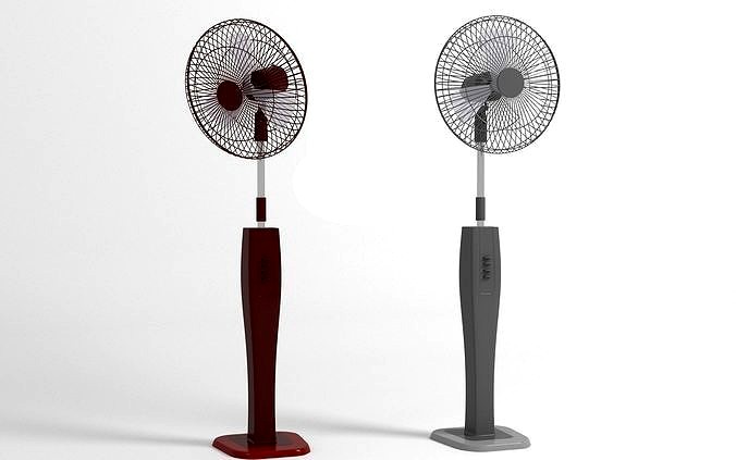 standing fan 3d model