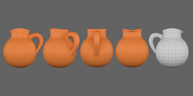 pitcher 3d model