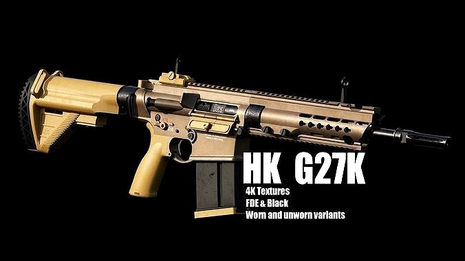 HK G27K DMR 3d model