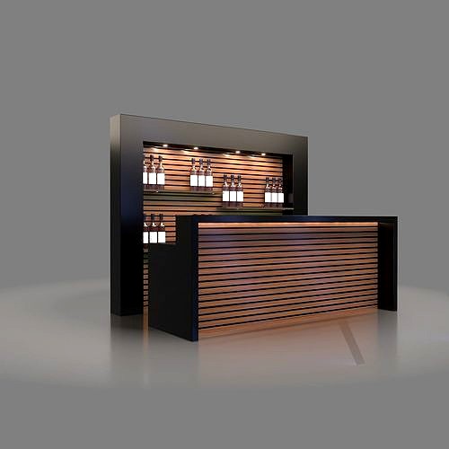 Bar Counter 3d model