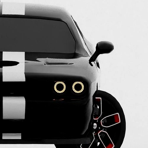 Dodge Challenger SRT Hellcat 3d model