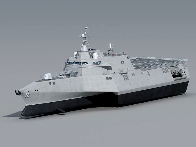 USS Omaha Independece class LCS 3d model