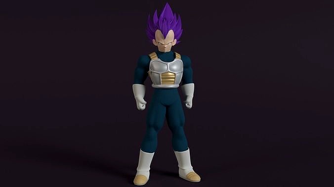 Vegeta Ultra Ego 3D Model
