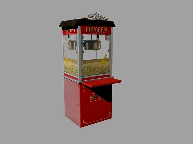 Popcorn machine 3d model