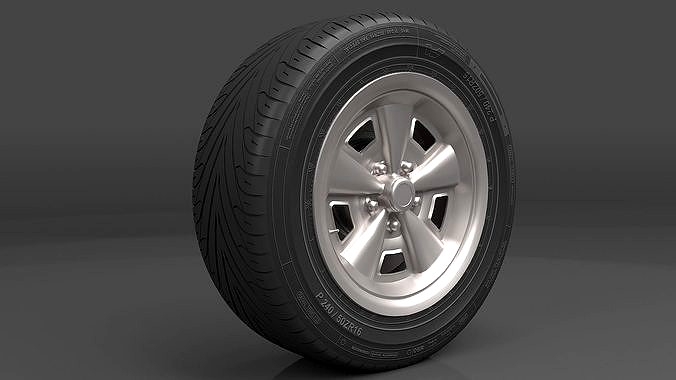 Realistic Wheel Tire 10 3d model