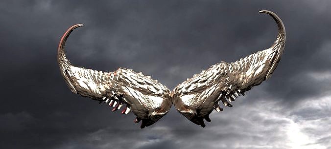 Dragon Lord Horns 3d model