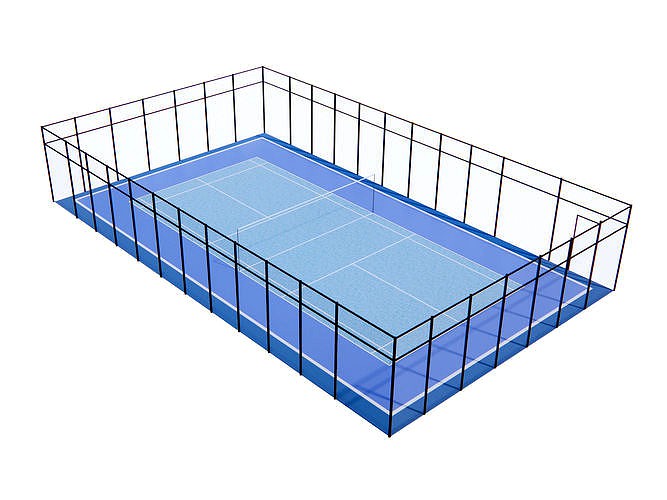 Badminton Court 3d model