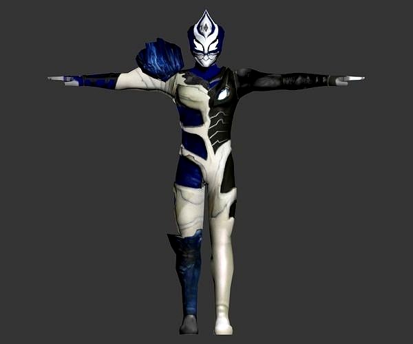 Ultraman Trigger - Hudram 3d mode model