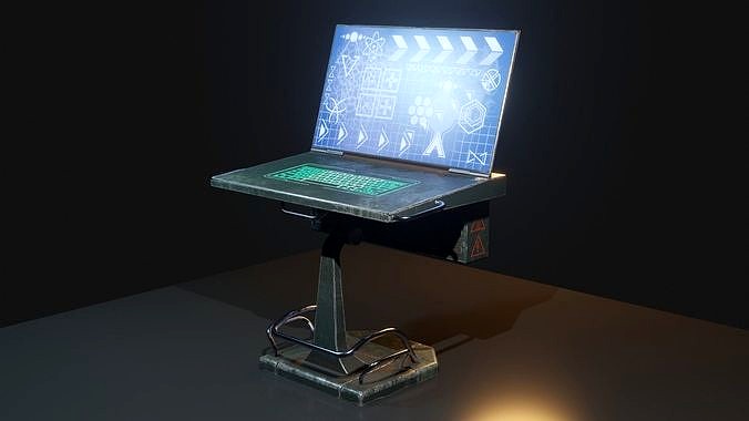 Scifi Console 3d model Scifi Console 3d model