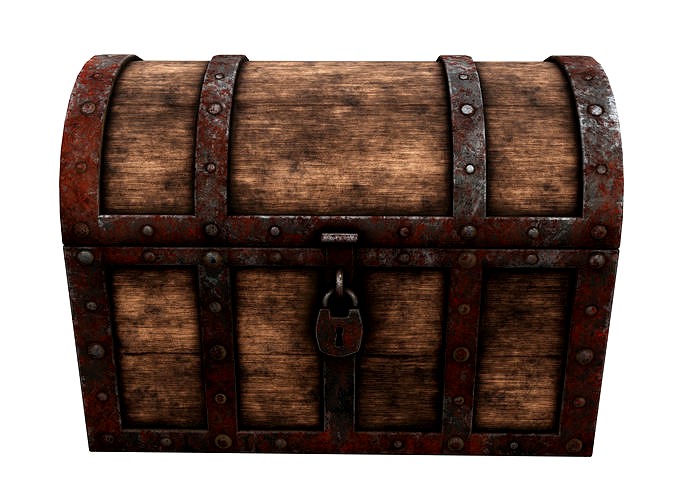 Medieval Treasure Chest 3d model