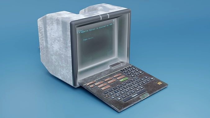 Minitel 1982-France 3d model
