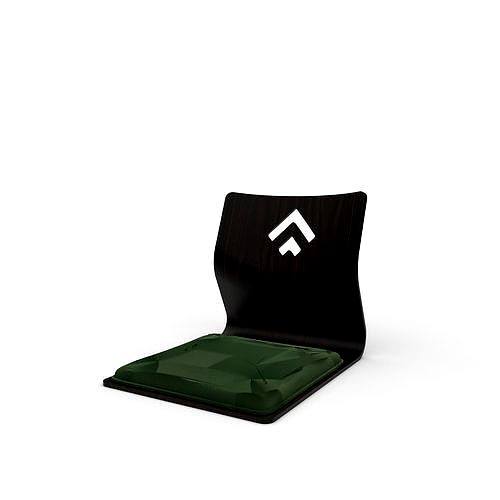 Japanese legless chair 3d model