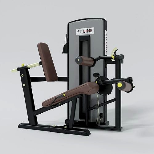 Leg press machine 3d model