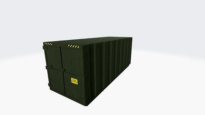 Military Shipping Container 3d model