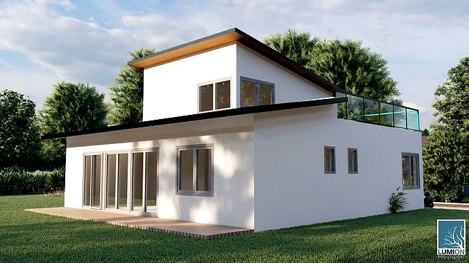 Modern House 16 3d model