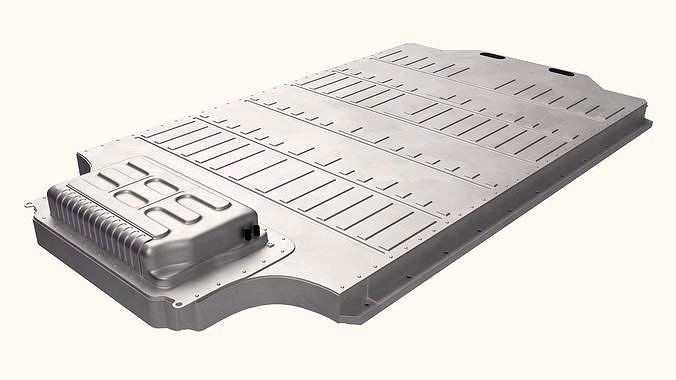 Tesla Model S Battery Pack 3d