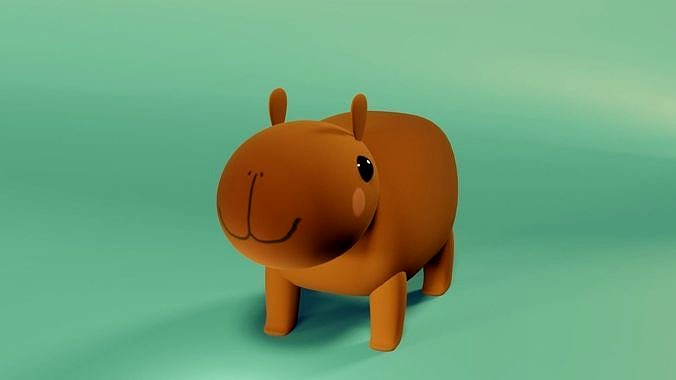 Capybara 3d model