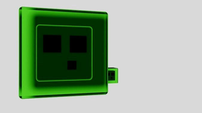 Minecraft Slime Jumping Animation 3d model