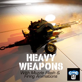Heavy Weapon Pack 3d model