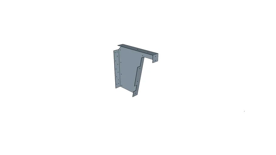 ADA 23' Vanity Bracket Right (A&M Hardware) 3d model