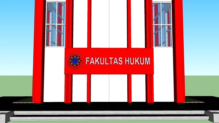 Gedung FH UNR 3d model