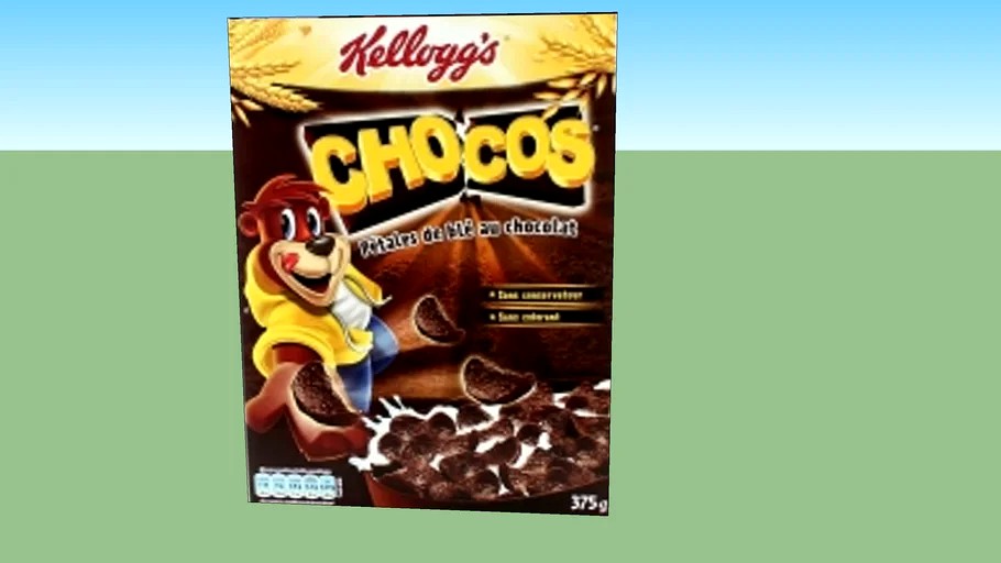Kellogg's Chocos 3d model