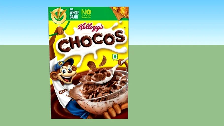 Kellogg's Chocos 3d model