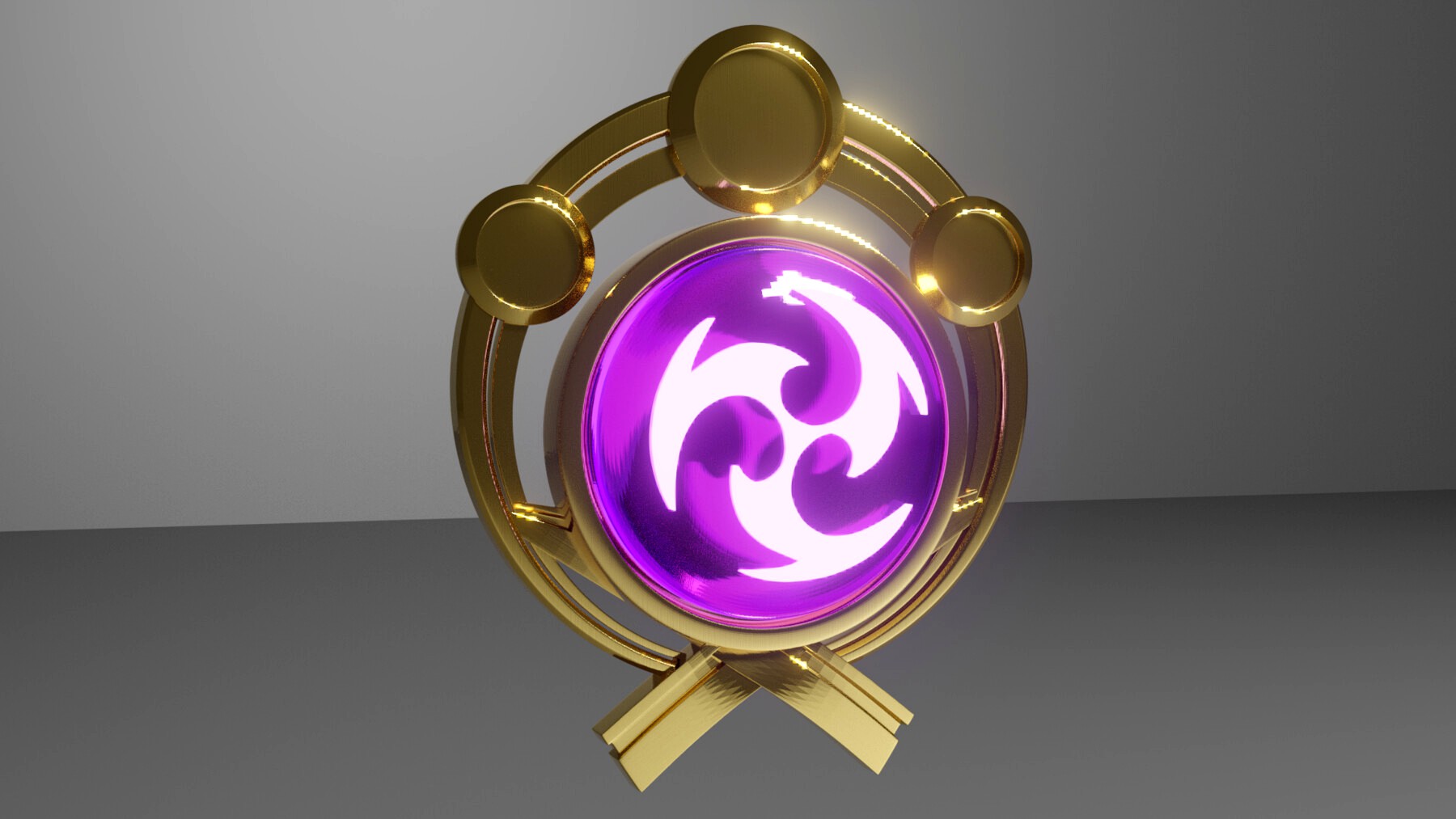 Inazuma Vision Holder -- 7 Vision Stone -- Genshin Impact Vision ...