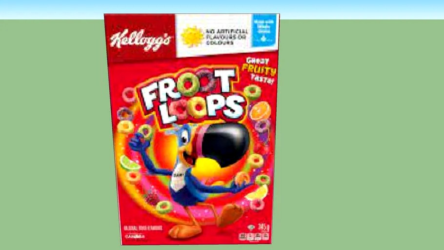 Kellogg's Froot Loops 3d model