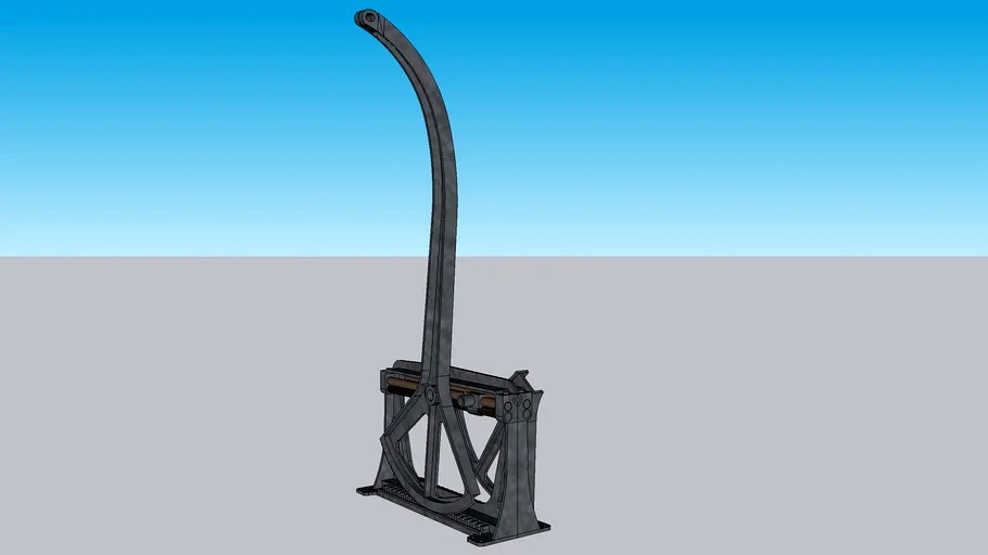 RMS Titanic Wreck Welin Davit 3d model