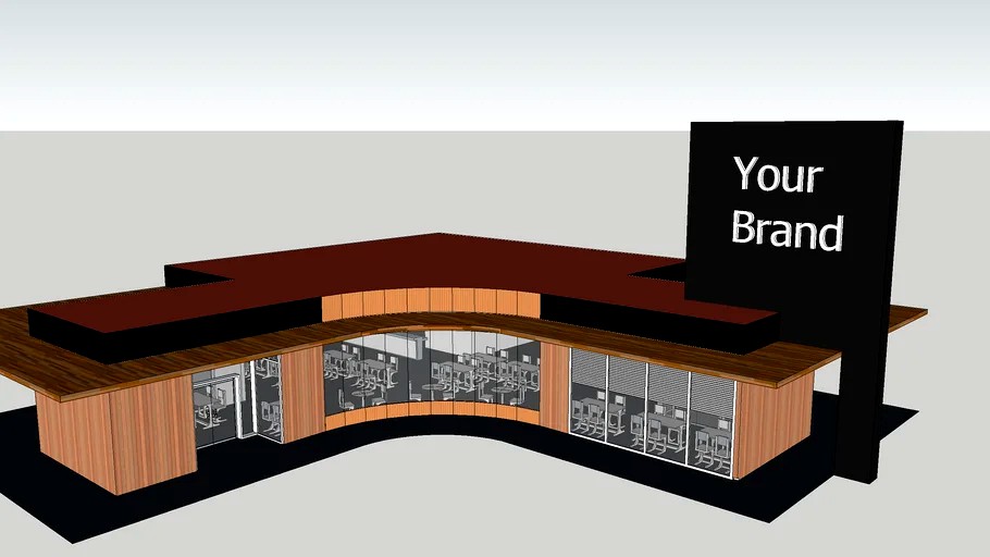 McDonald's Building concept 3d model