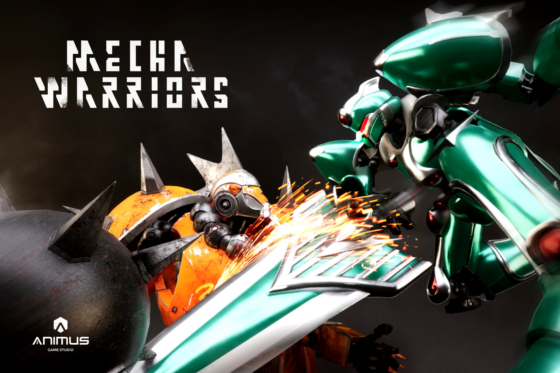 Mecha Warriors: Retro X Spike 3d model
