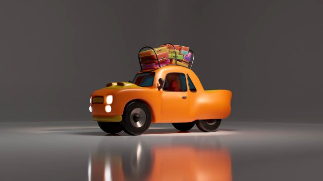 Stylized Car 3d model