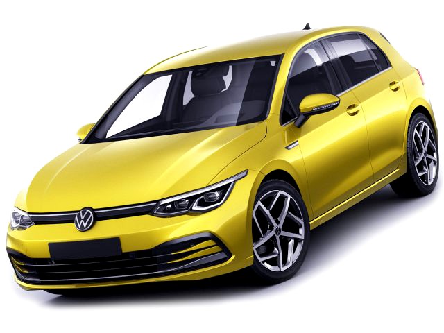 vw golf 2020 3d model