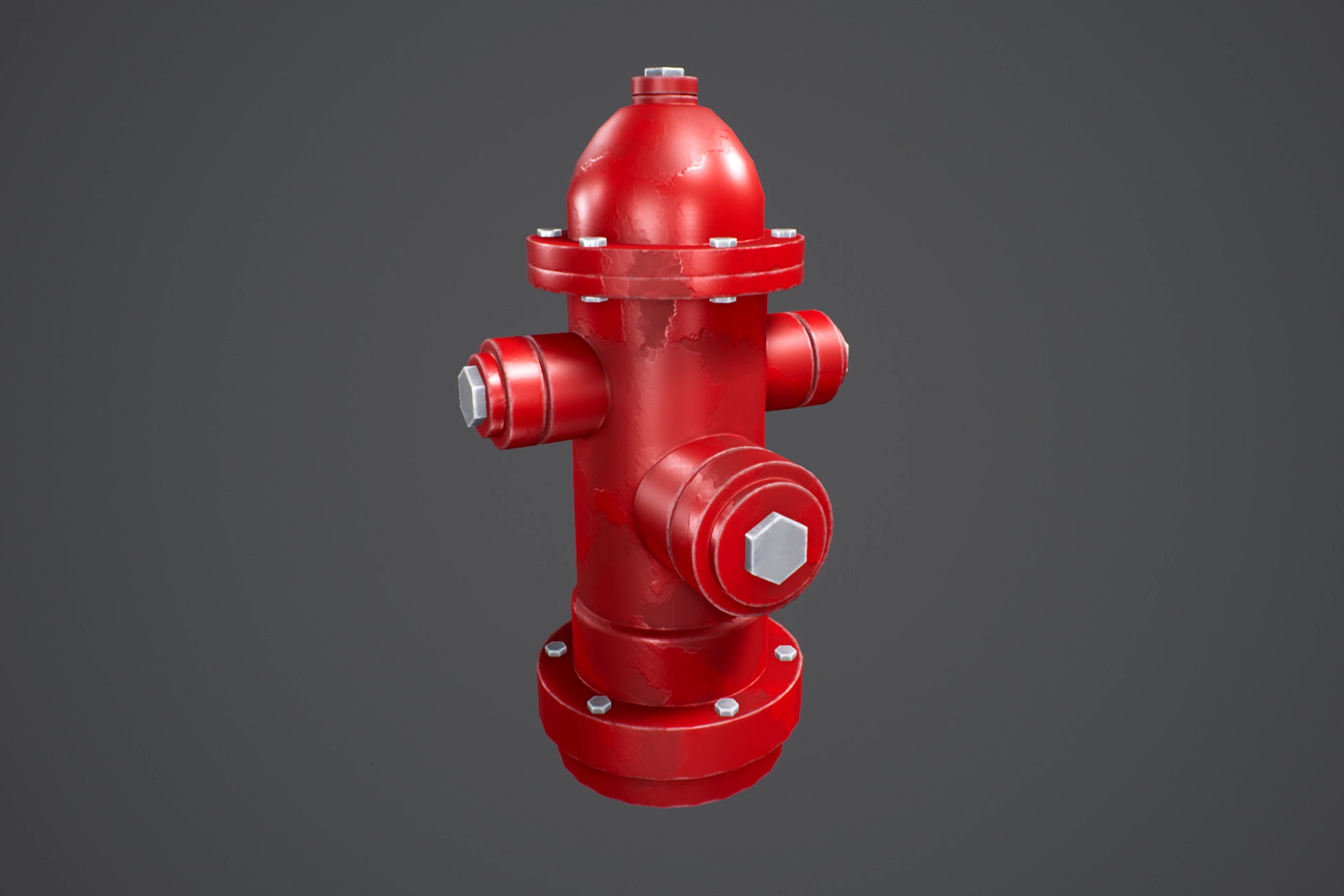 Stylized Hydrant 3d model