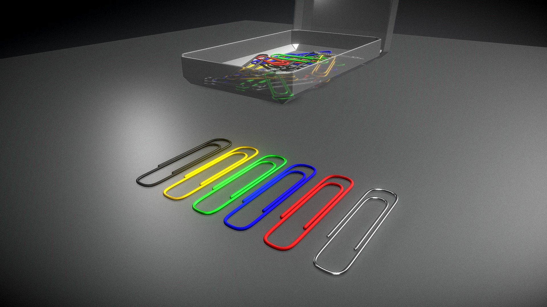 Paperclips 3d model