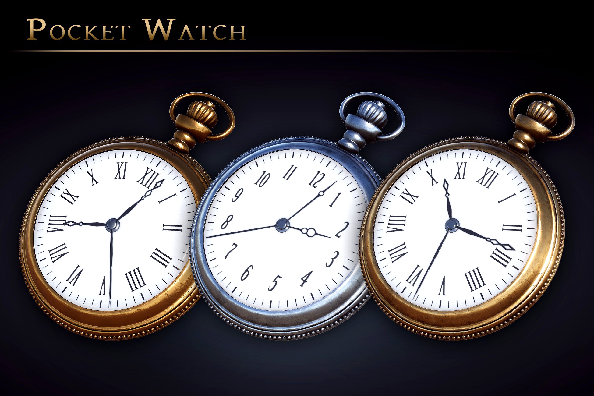 Pocket Watch 3d model