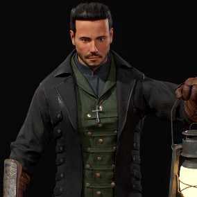 Gothic Character 3d model