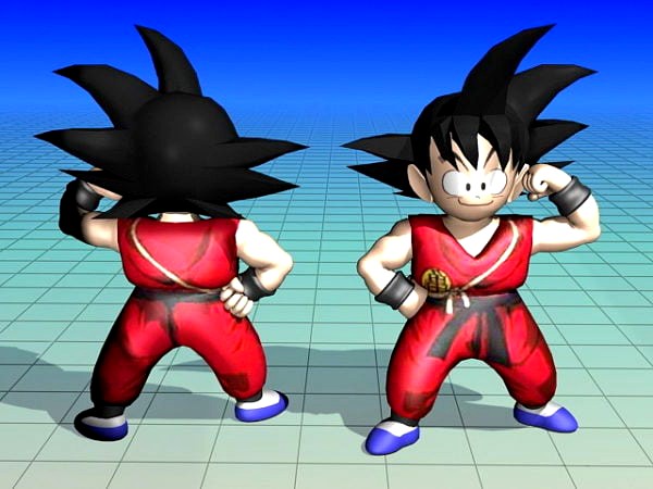 Son Goku Dragon Ball Character 3D Model