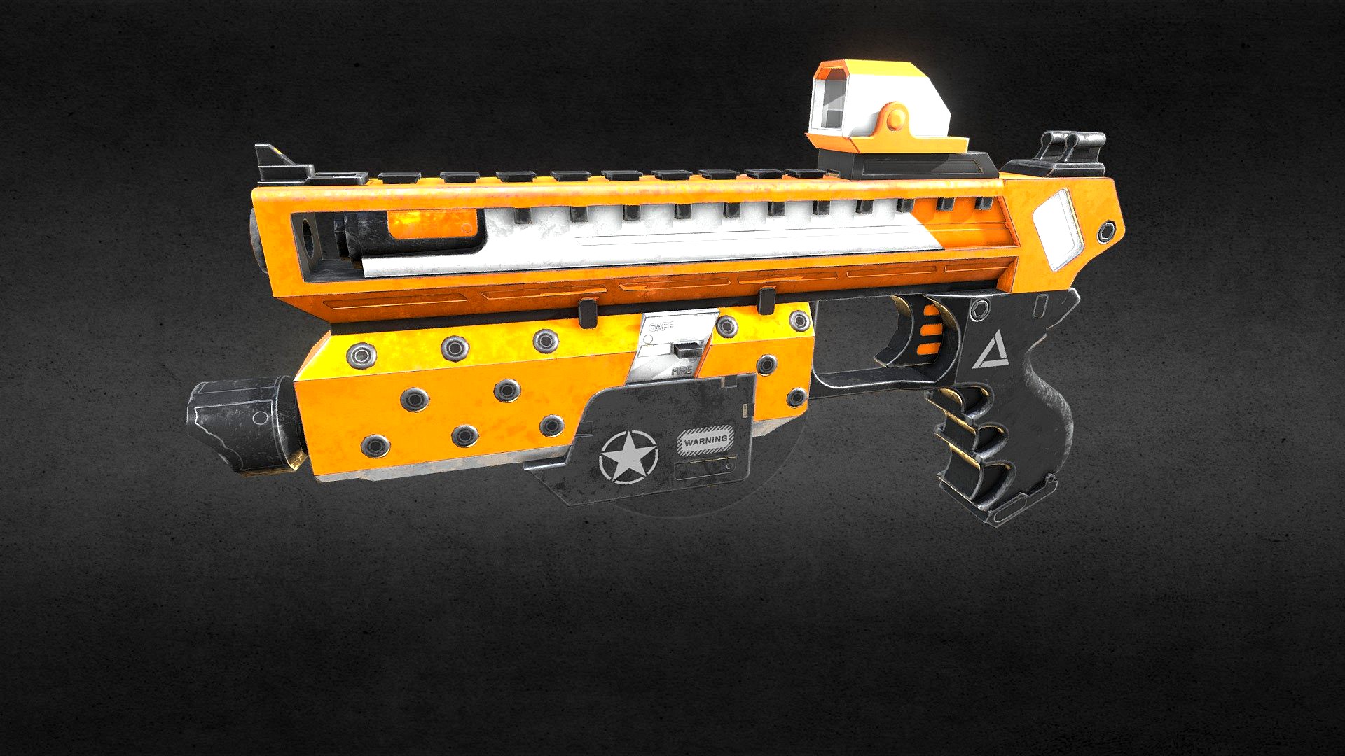 Game Ready Sporty Gun1 3d model