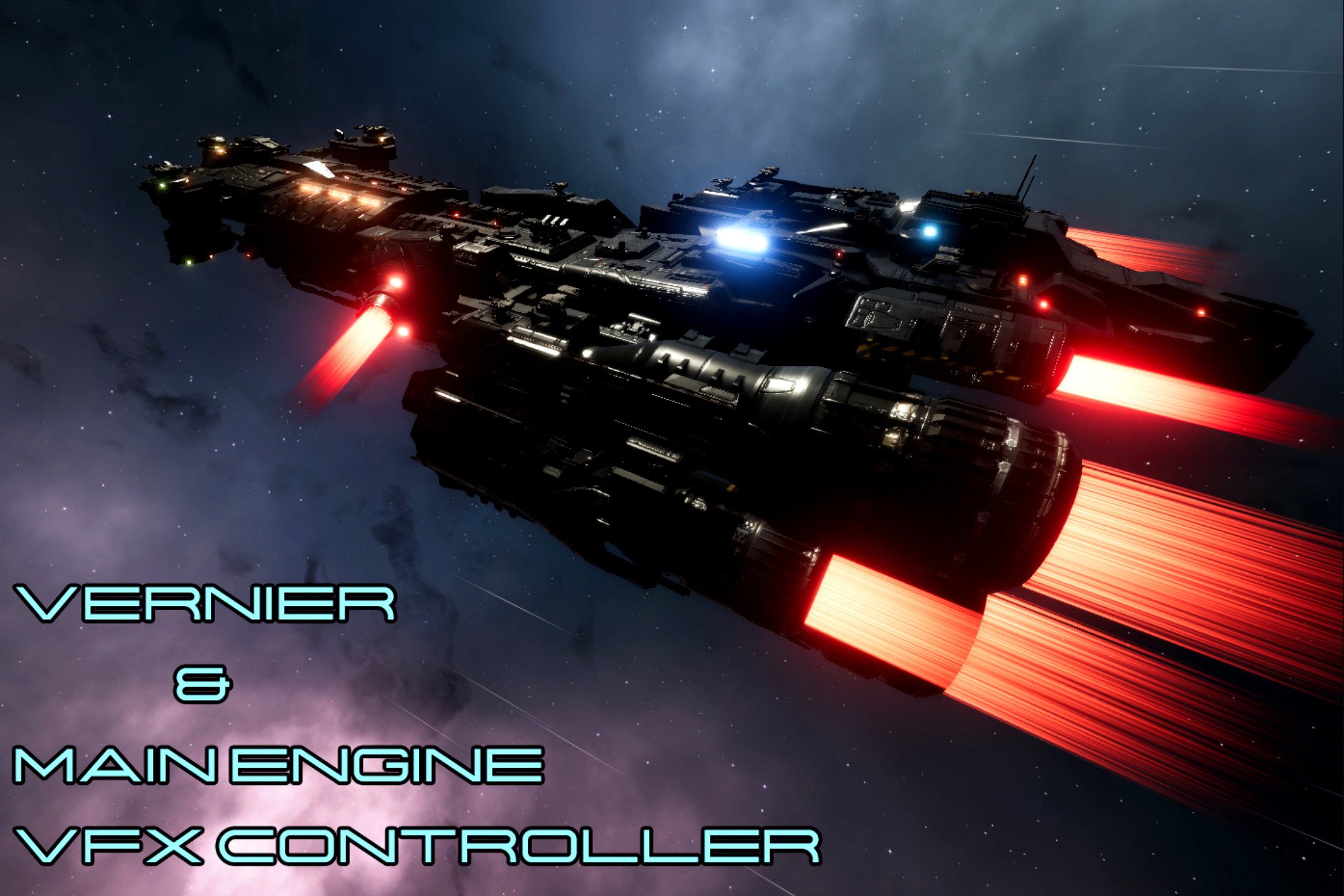 Vernier & Main Engine VFX Controller 3d model
