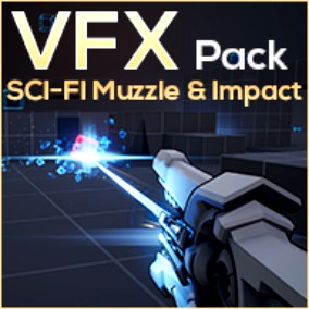 VFX Pack - Stylized FPS Muzzle and Impacts Effects 3d model