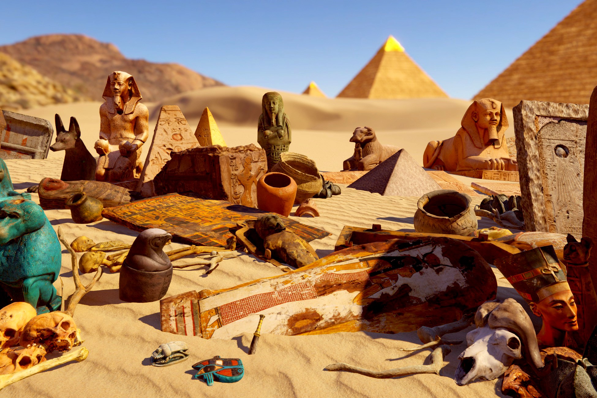 Egyptian Ancient Relics (HDRP) 3d model