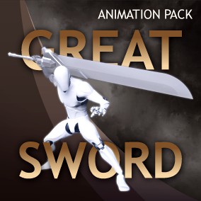 Great Sword Animation Pack 3d model