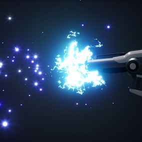 Stylized Muzzle Flash Pack 3d model