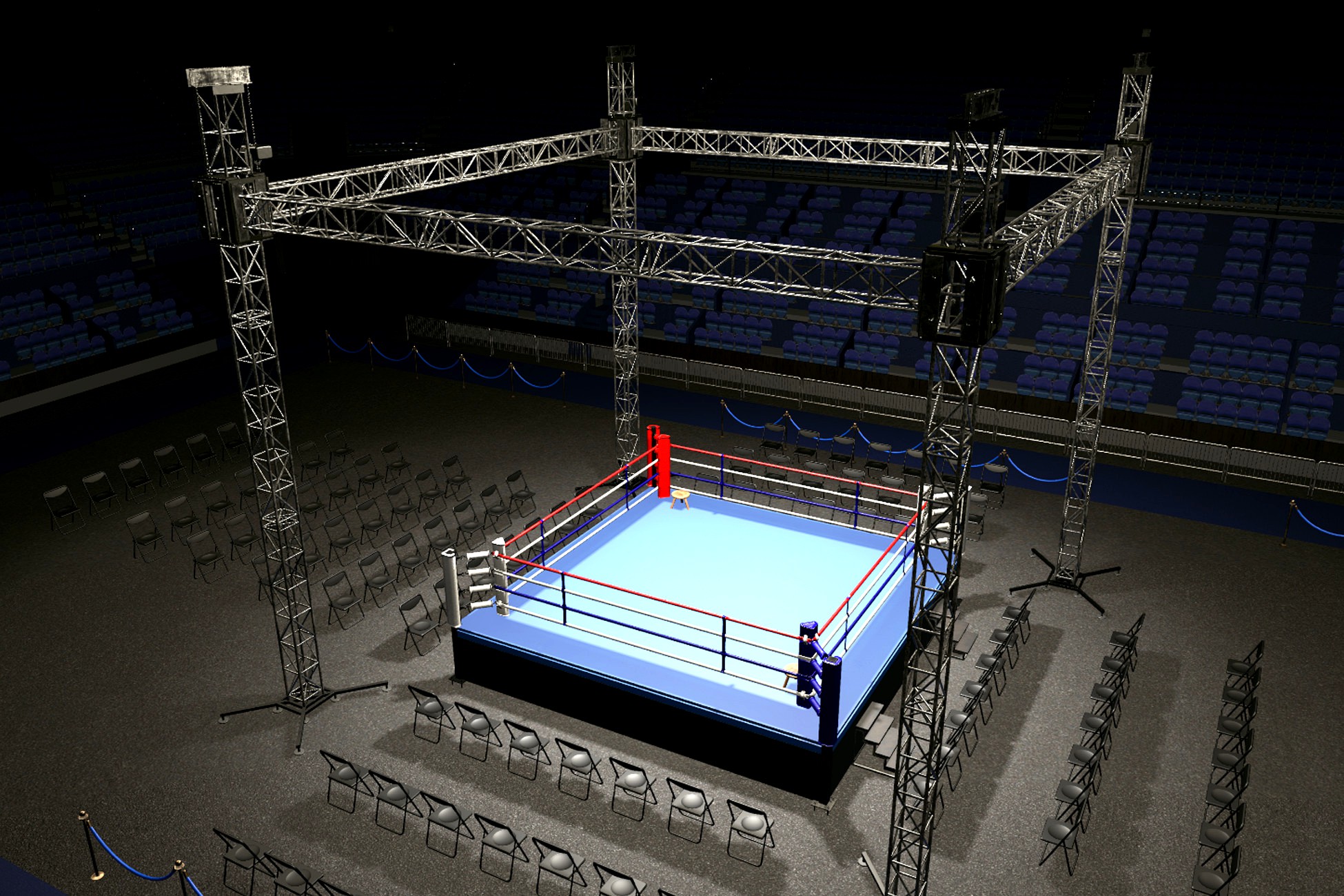 Boxing Arena 3d model