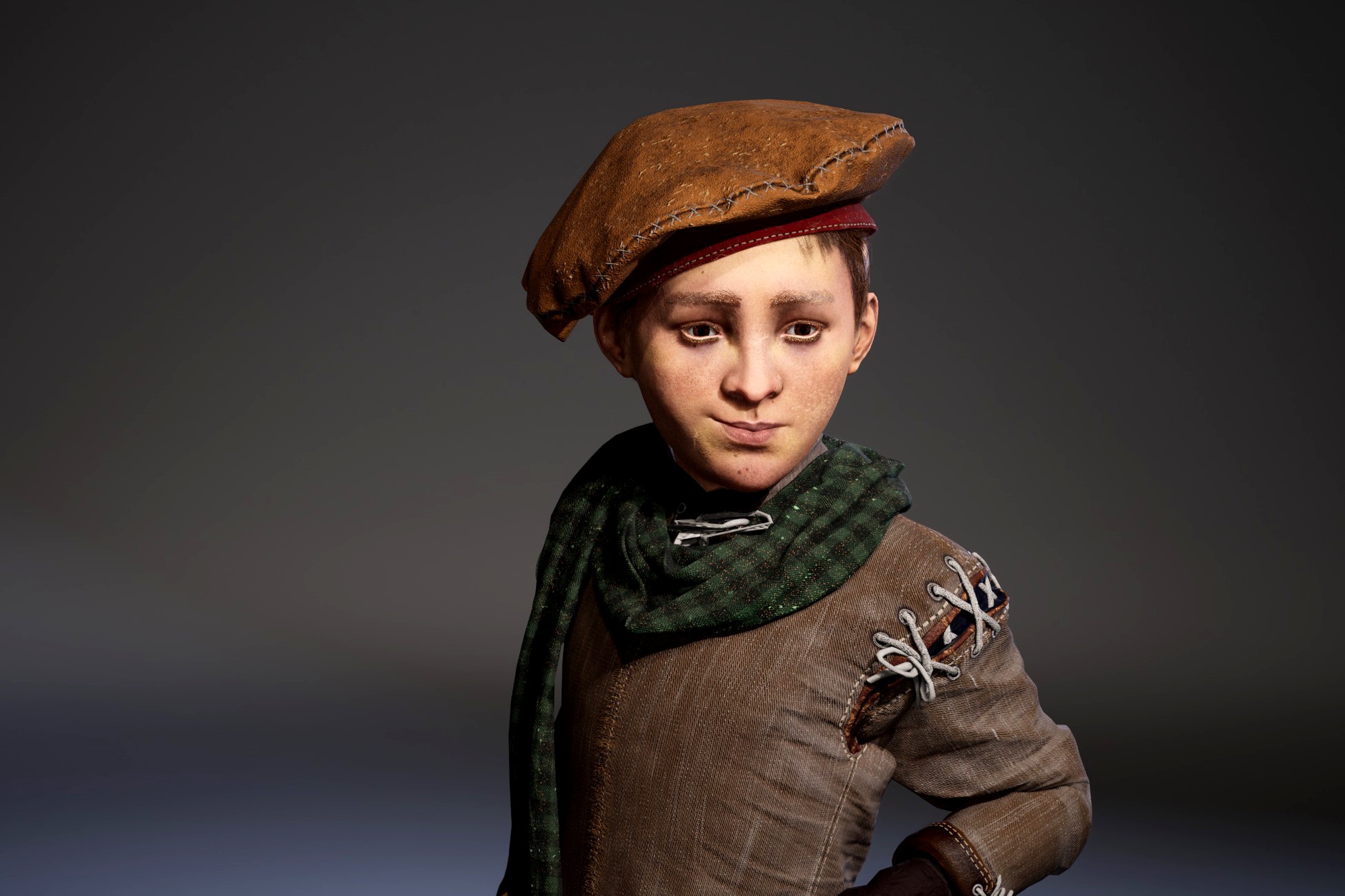 Medieval Child 2 3d model