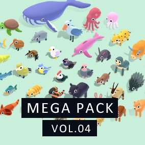 Quirky Series - Animal Mega Pack Vol.4 3d model