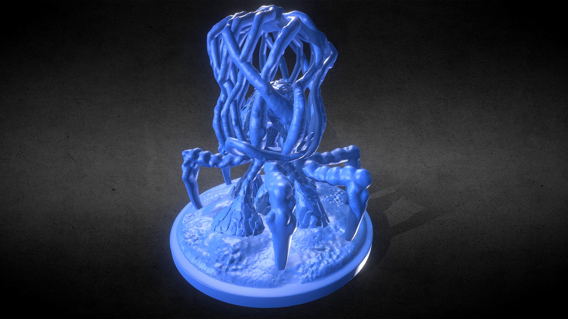 Stellar Devourer Leviathan Sculpture 3d model
