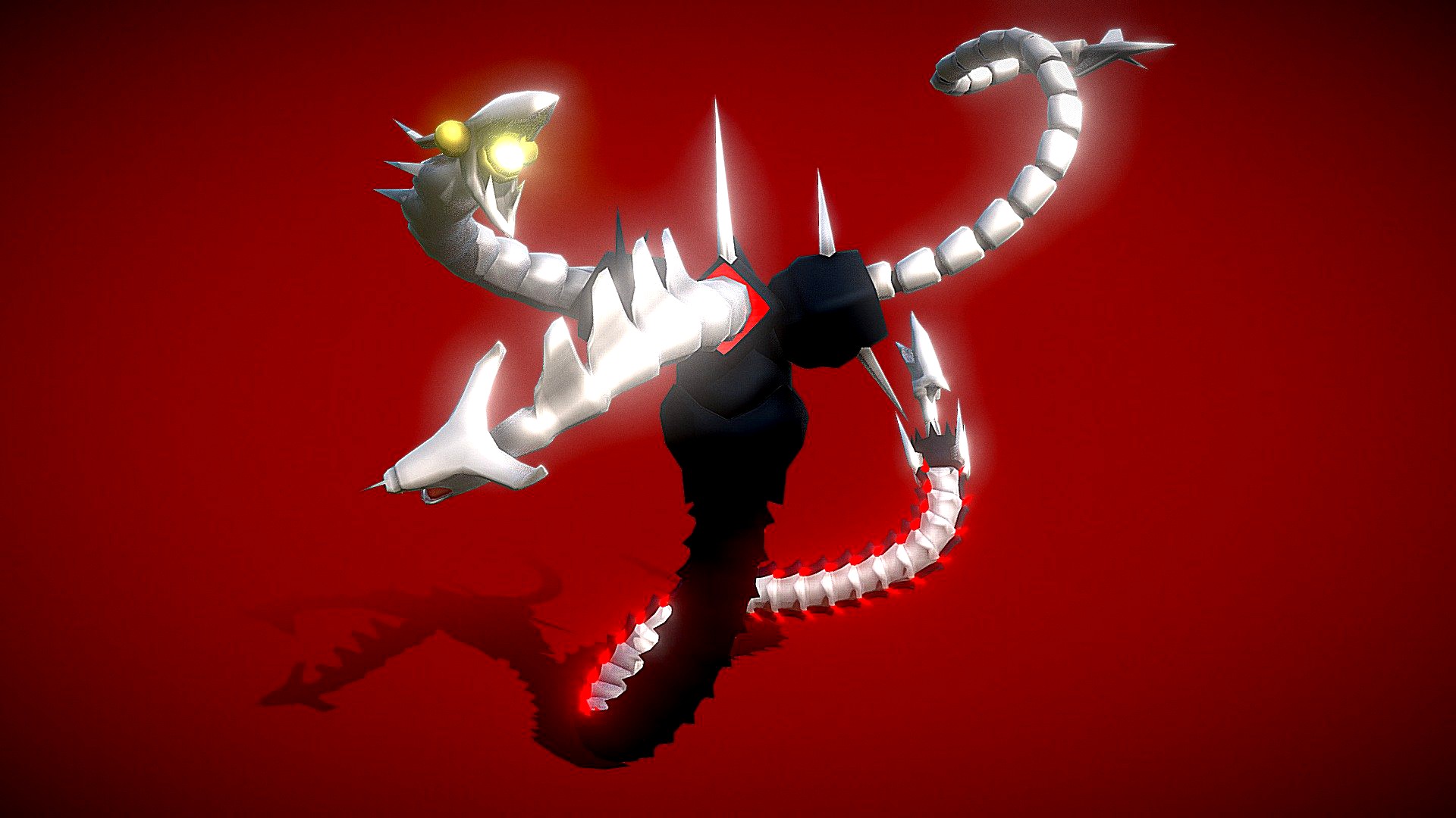 Chimeratech Rampage Dragon (Yugioh) 3d model